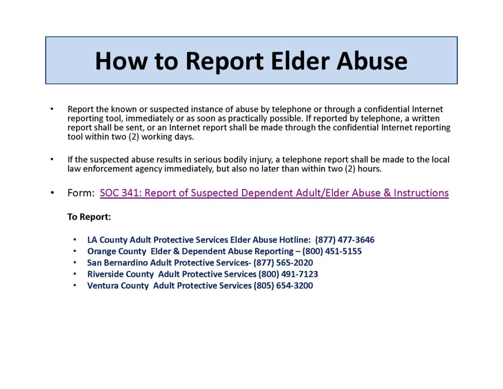 Mandated Reporter Laws