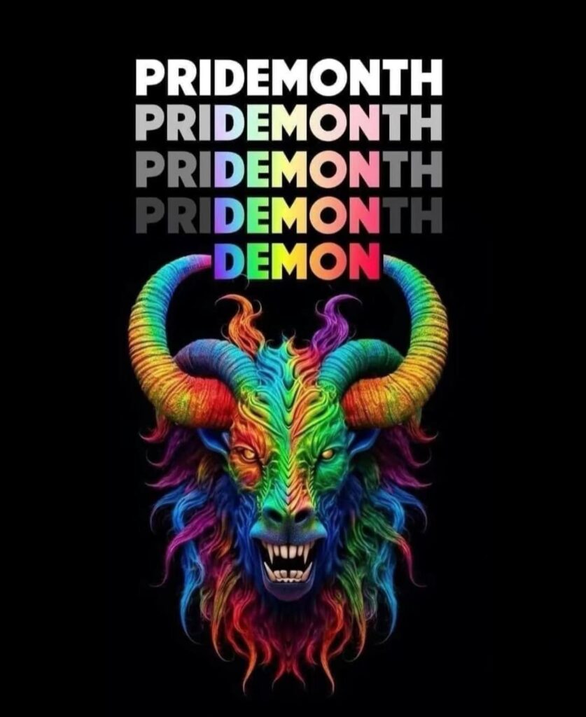 Pride Month = prith the demon & Sodom and Gomorrah